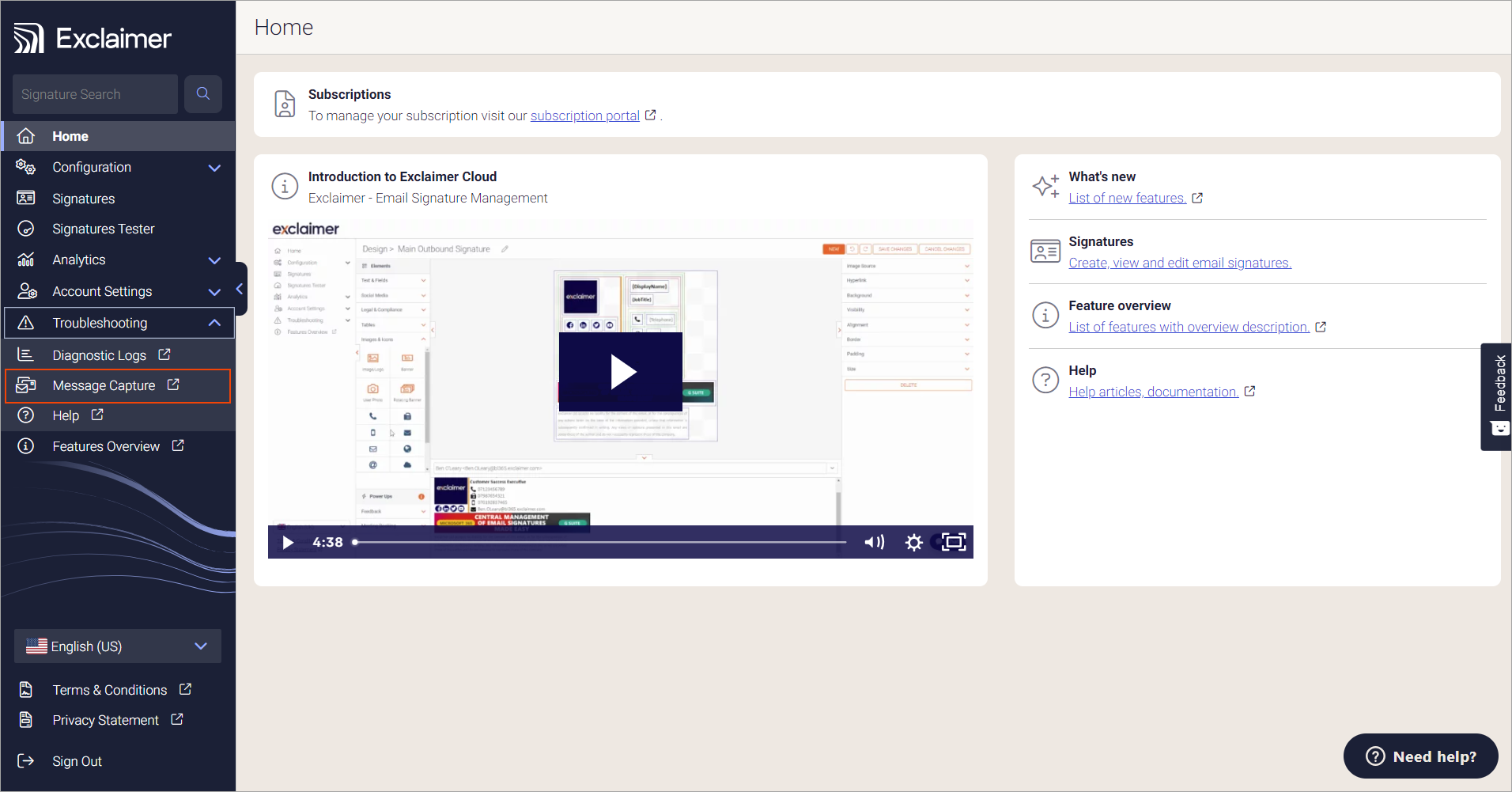 How to enable Message Capture – Exclaimer Knowledge Base How to enable Message Capture – Exclaimer Knowledge Base